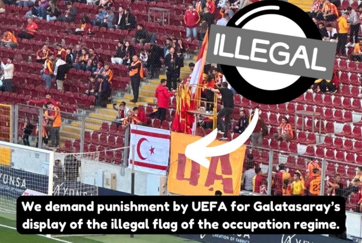 ΑΝΤΙΔΡΑΣΗ από την ΠΑΕΕΚ για τη σημαία του Ψευδοκράτους στον αγώνα ...